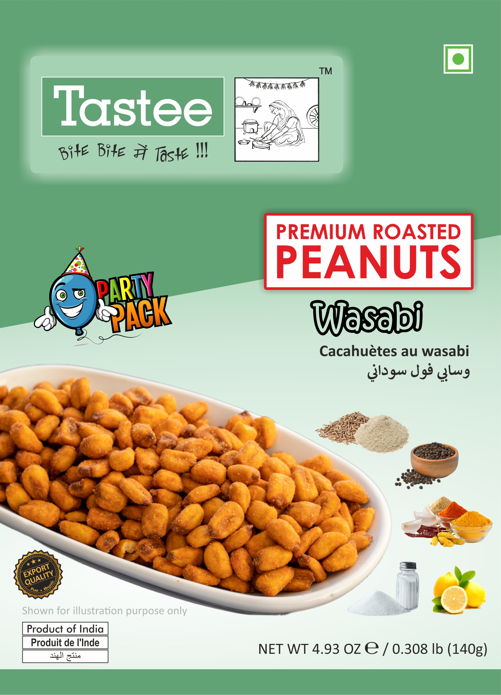 Wasabi Peanut - Tastee