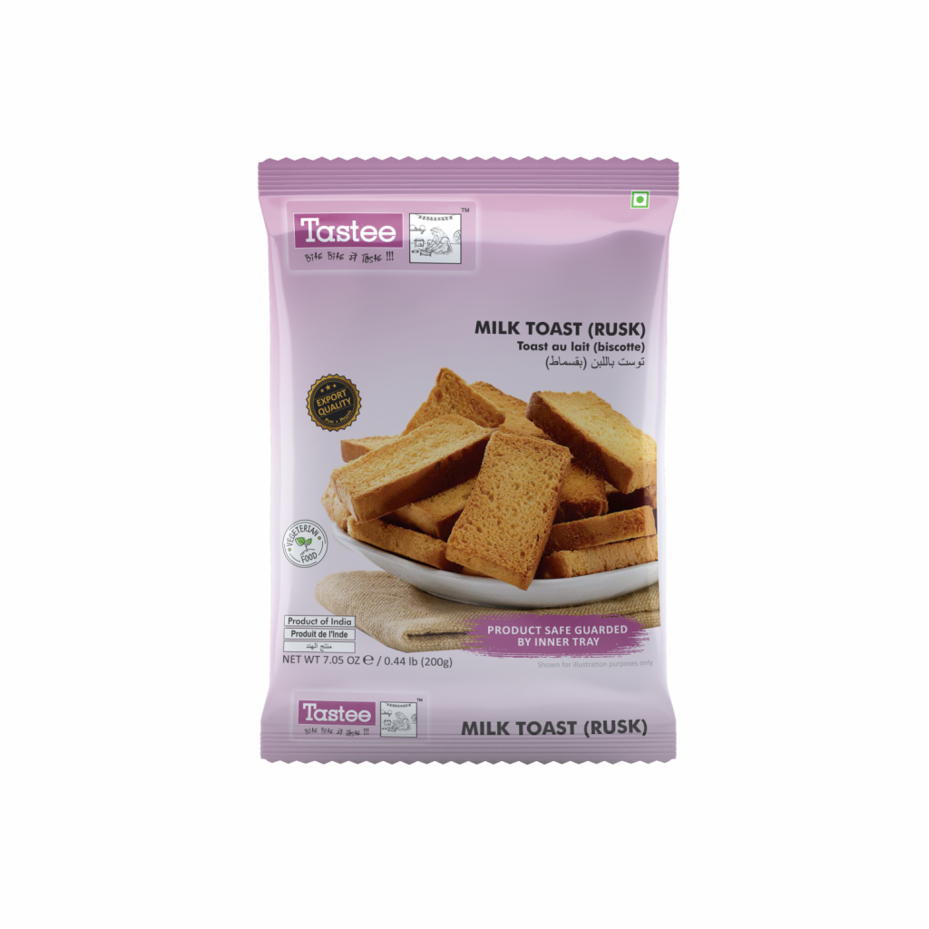 Milk Toast 200g - Tastee | Khakhra, Bhakhri, Toast, Khari, Cookies